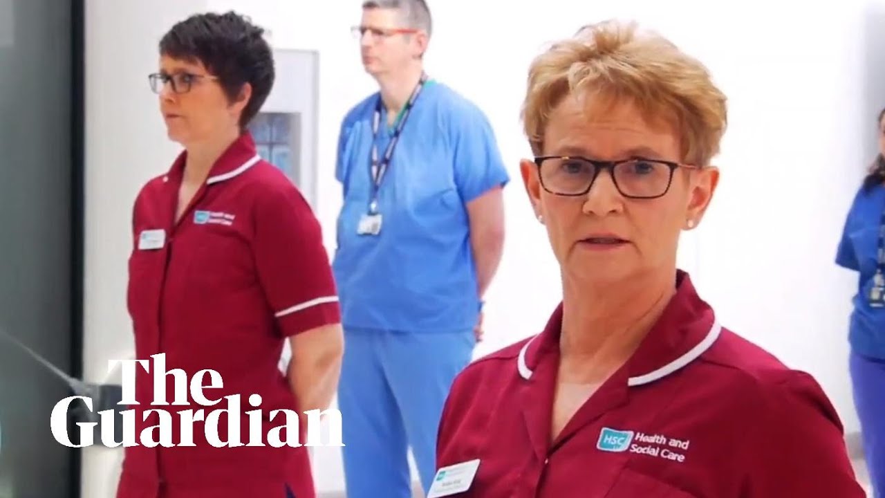 Coronavirus: doctors and nurses in Belfast post message urging public ...