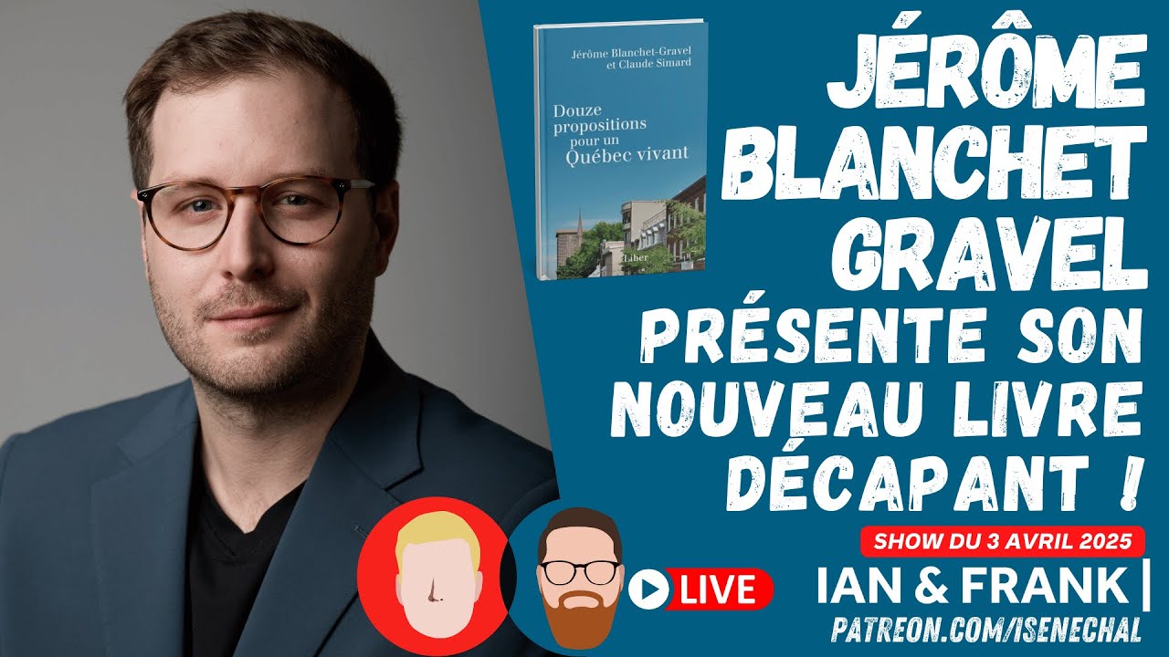 JÉRÔME BLANCHET-GRAVEL présente son nouveau livre décapant ! - YouTube