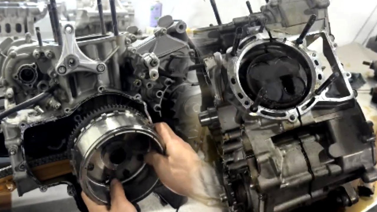 Ducati 959 Engine Disassembly - YouTube