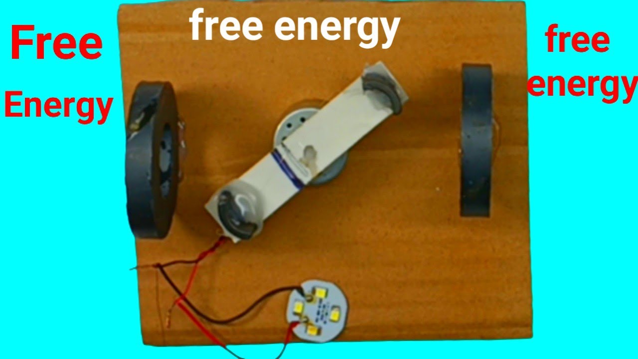free energy ll how to make free energy magnetic light bulb ll magnet ...