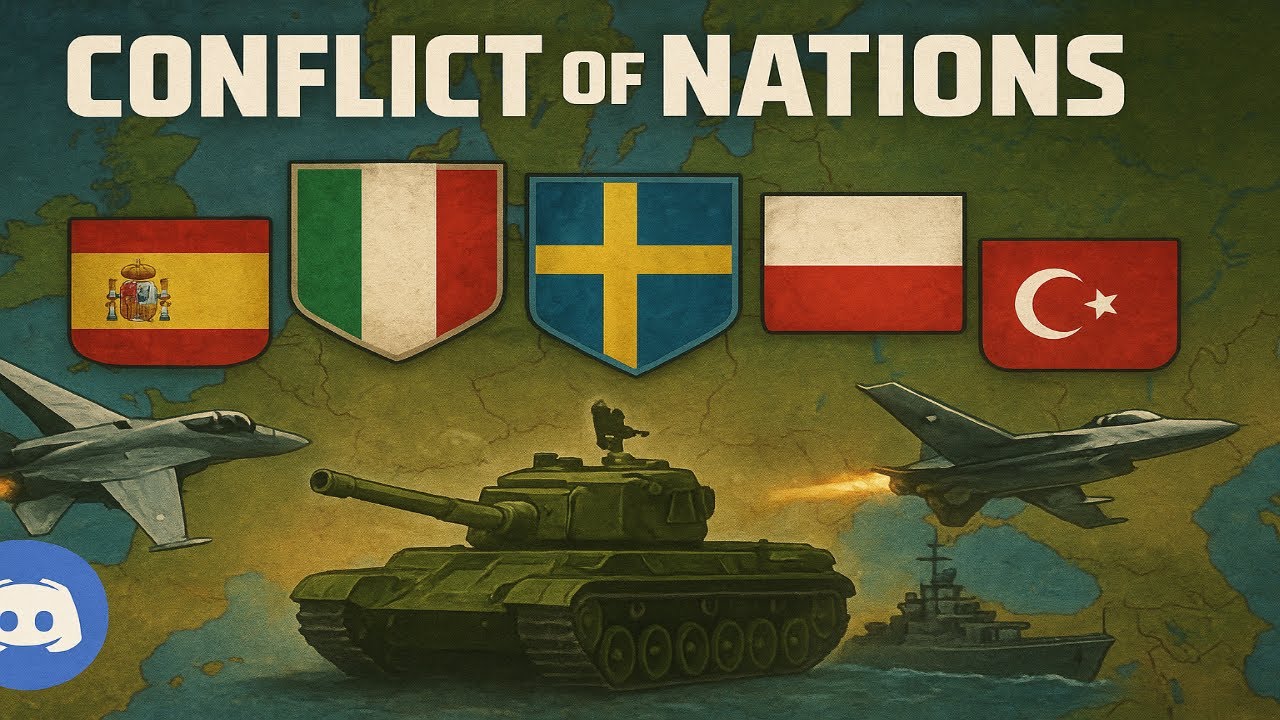 Conflict of Nations World War 3 : discord team game Spain ep6 - YouTube