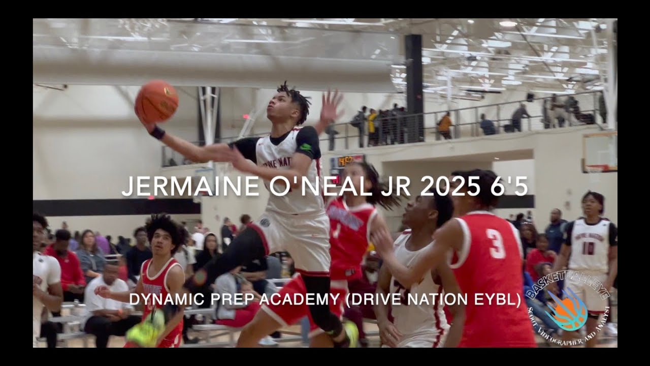 Jermaine O'Neal Jr 2025 6'5 Dynamic Prep (Drive Nation EYBL) - YouTube