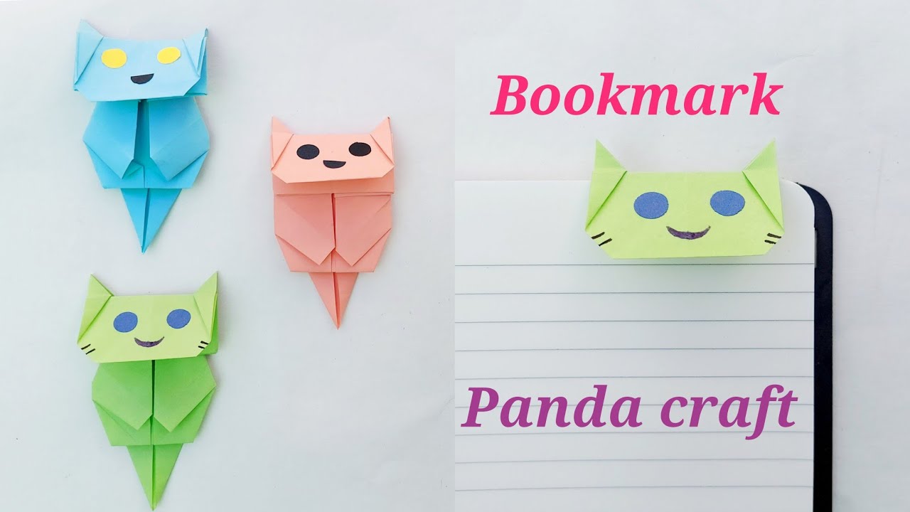 DIY BOOKMARKS FOR BOOKS, How to make bookmark, Origami Paper bookmark ...