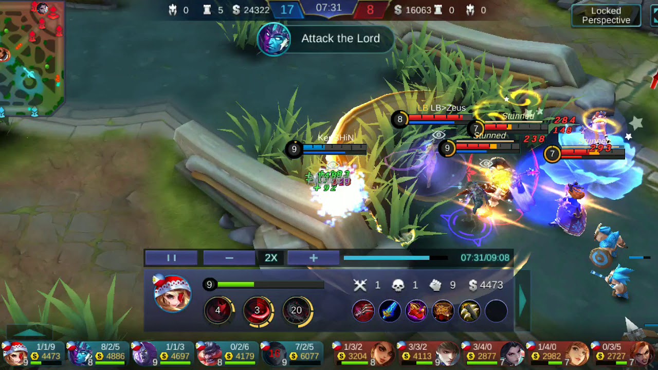 Ruby Vs Esmeralda, Gusion, Guinevere and Hilda - YouTube