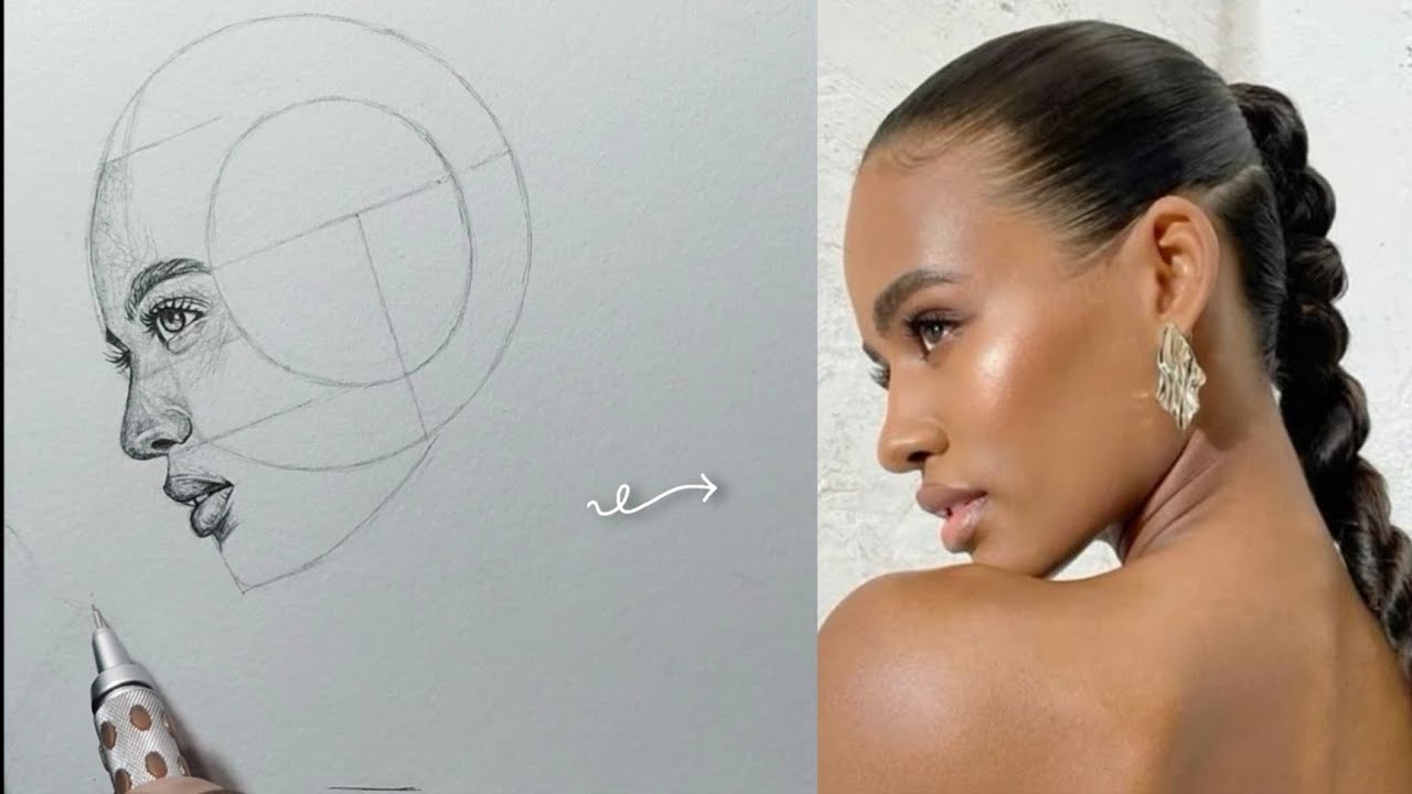 Mastering Faces : Step by Step Portrait Drawing Tutorial - YouTube