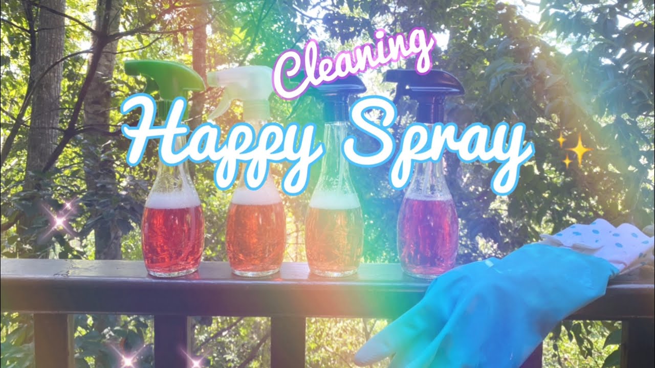 How to make: Happy Cleaning Spray💖 - YouTube