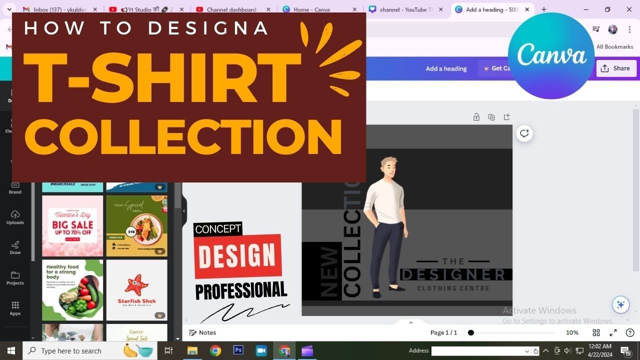 T Shirt Design Tutorial | Canva for Beginner - YouTube