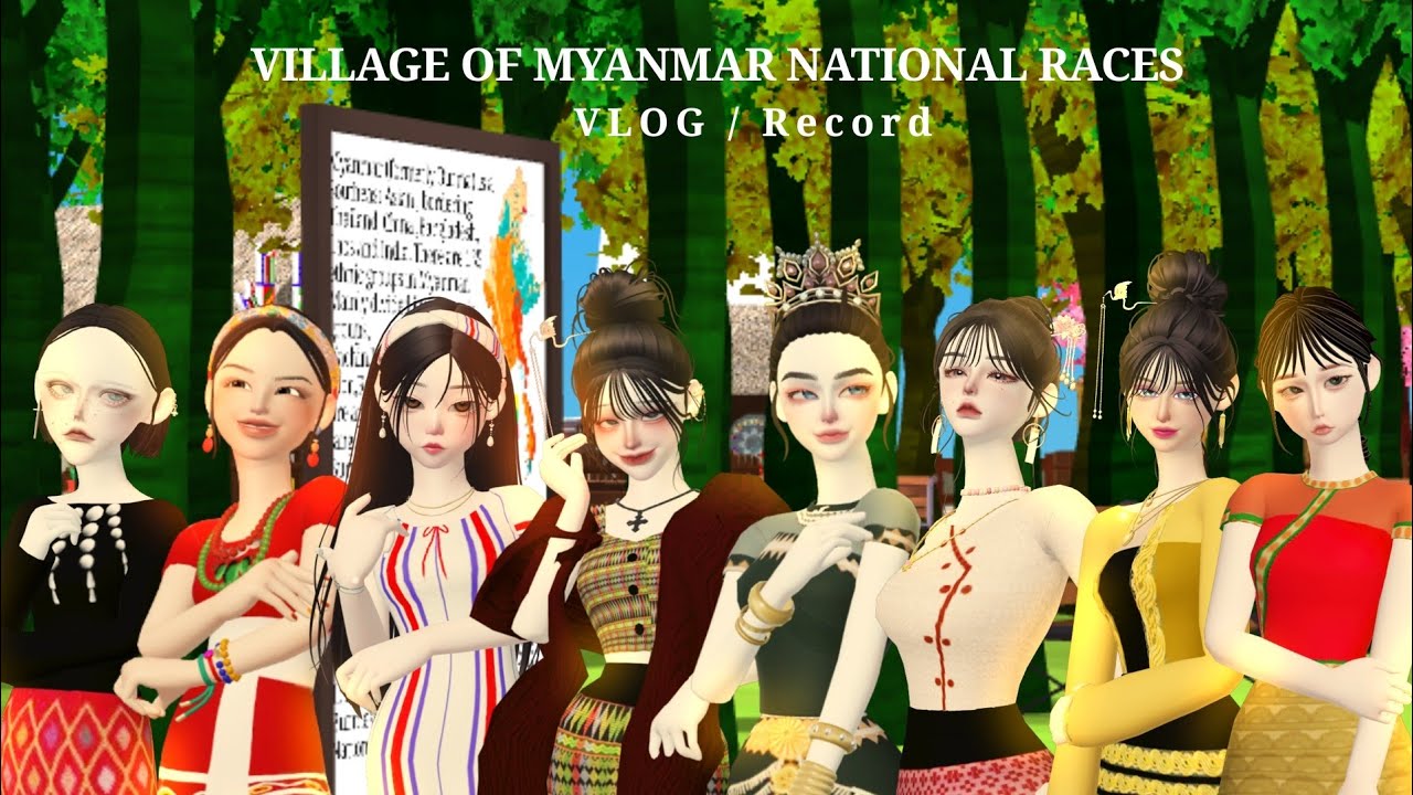 Village of Myanmar national races - YouTube
