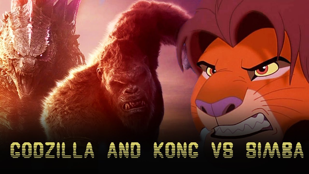 Godzilla and Kong vs Simba - YouTube