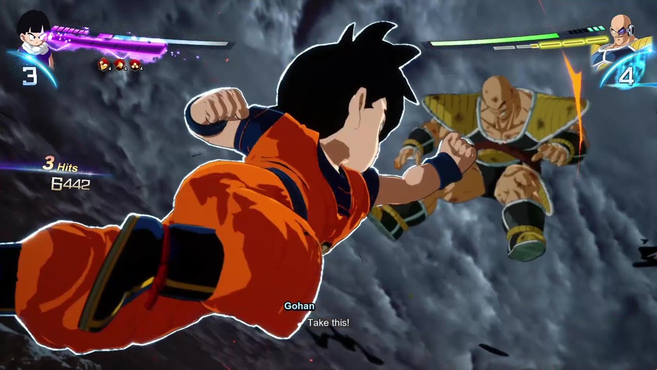 DRAGON BALL: Sparking! ZERO - Gohan (Kid) VS Raditz & Nappa & Vegeta (Z ...