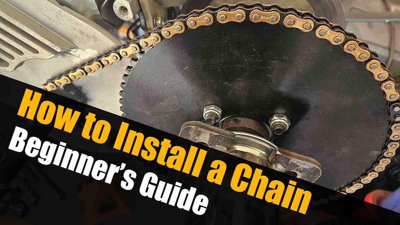 How to Install a CycleKart Chain for the Beginner - YouTube