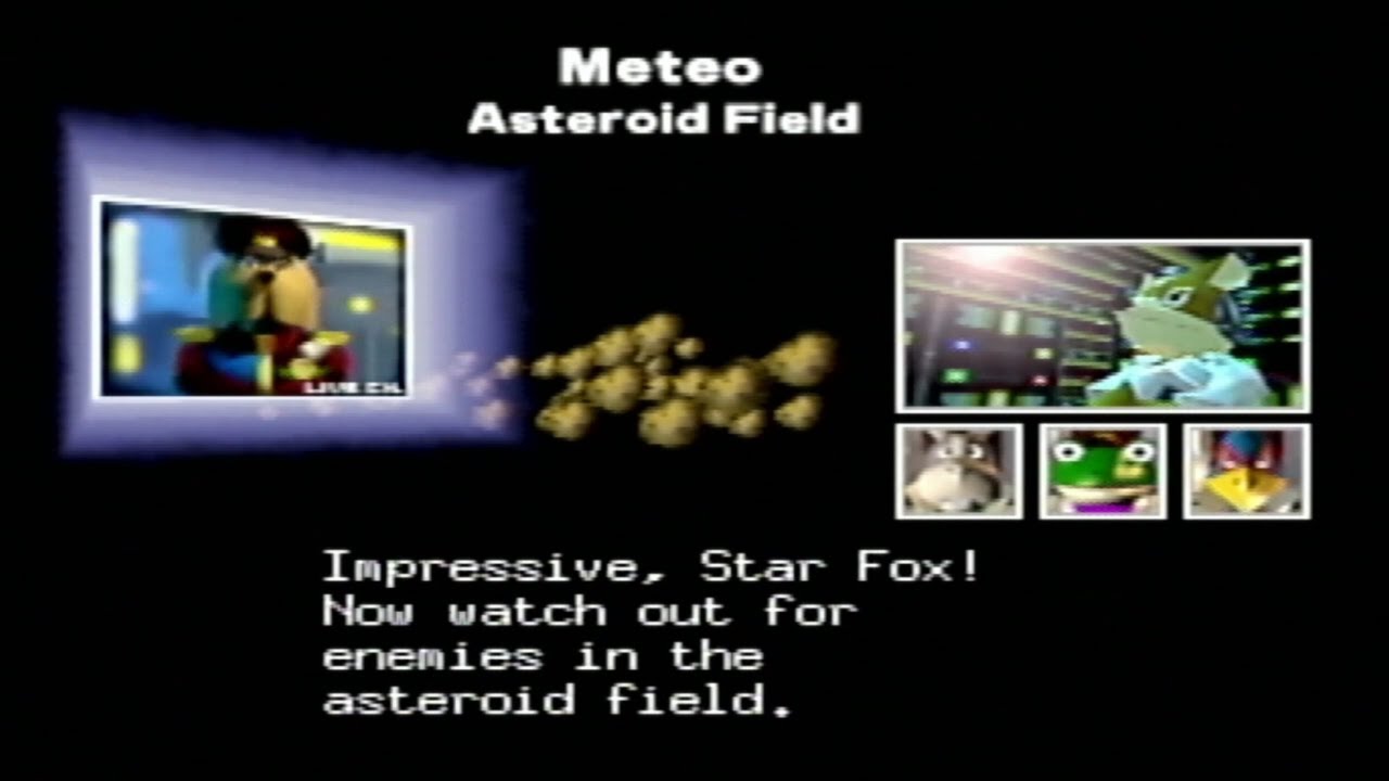 Star Fox 64 (2A) The asteroid belt - YouTube