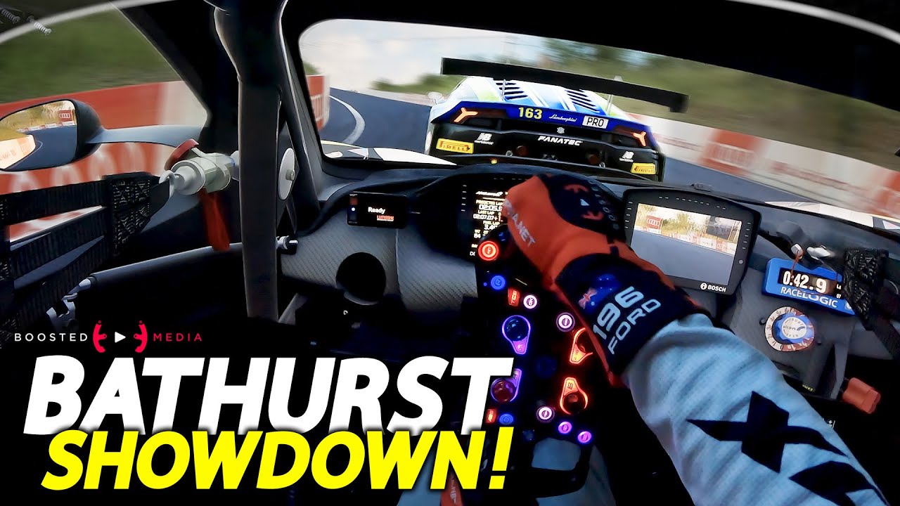 Helmet Cam GT3 Racing - Mt. Panorama Championship Showdown! - YouTube