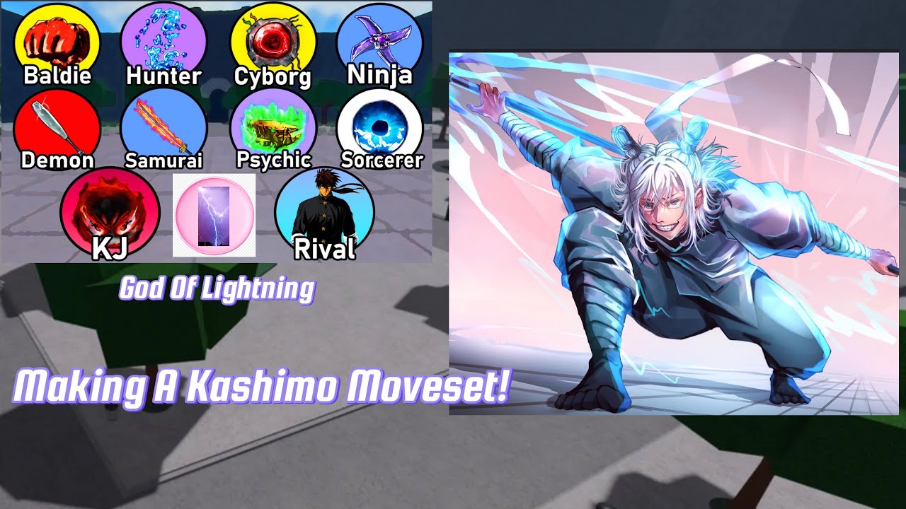 Making A Kashimo Moveset! - [God Of Lightning] - YouTube