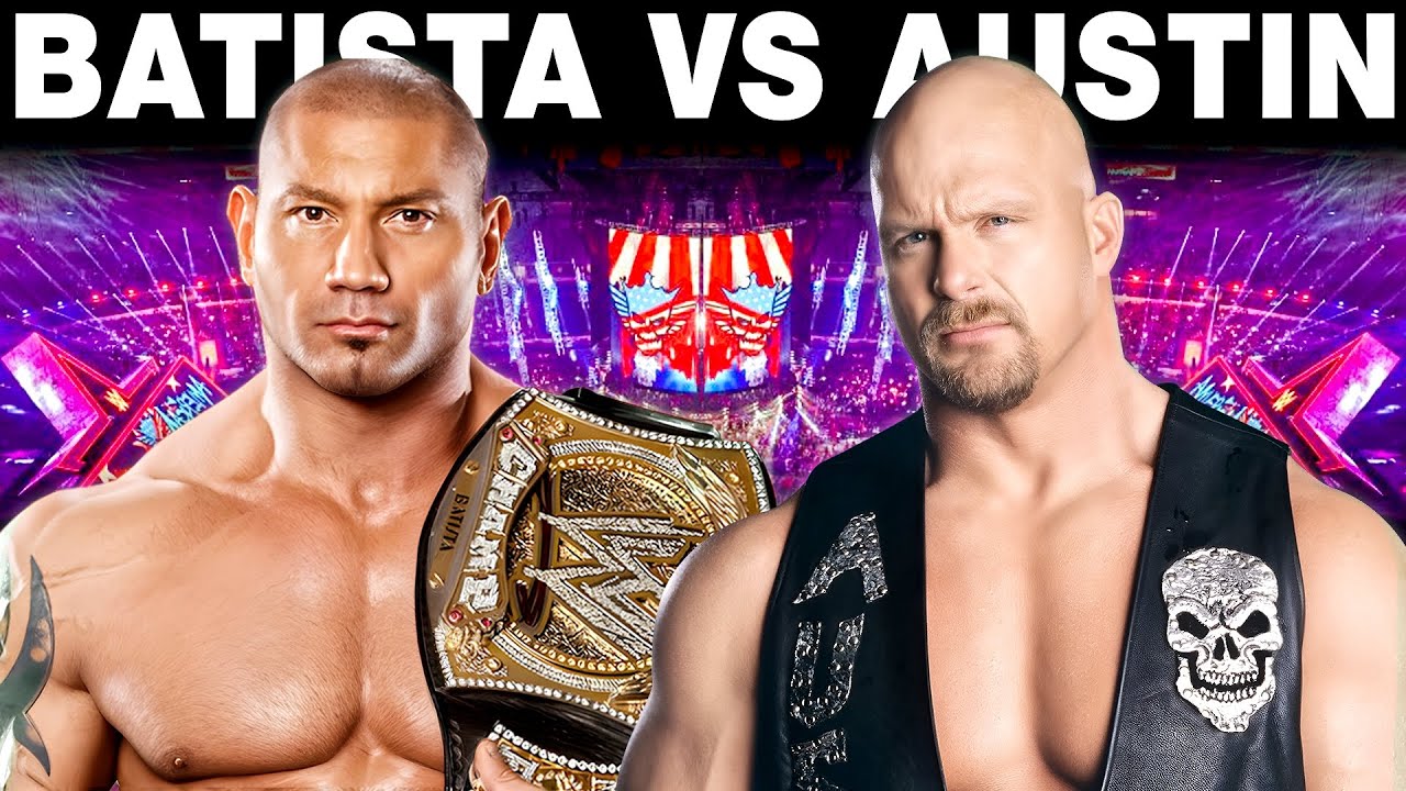 WWE2k23 Gameplay 🥊 - "Batista Vs Stone Cold Steve Austin": The Fight ...
