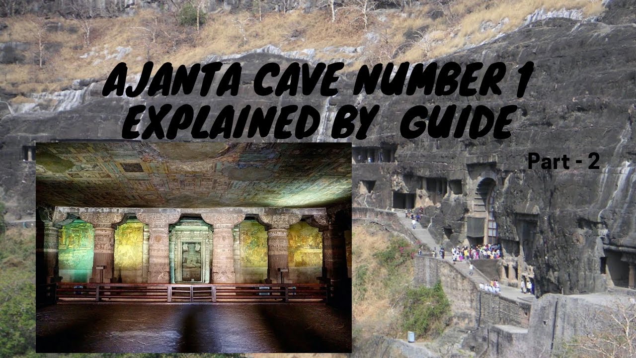 Cave number 1 in Ajantha Caves - YouTube