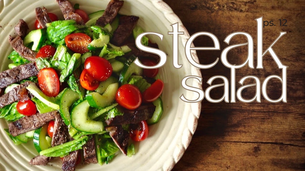 Simple Steak Salad Magic: Fast Fresh Flavorful Recipe - YouTube