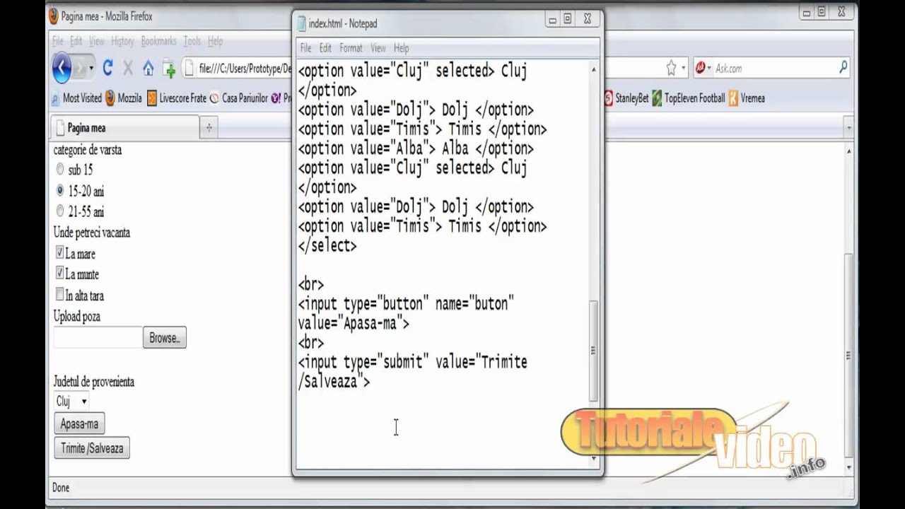Curs html limba romana nr 11 - YouTube
