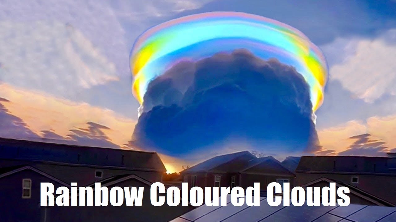 Watch Strange Rainbow Clouds Caught On Camera In Panama! - YouTube