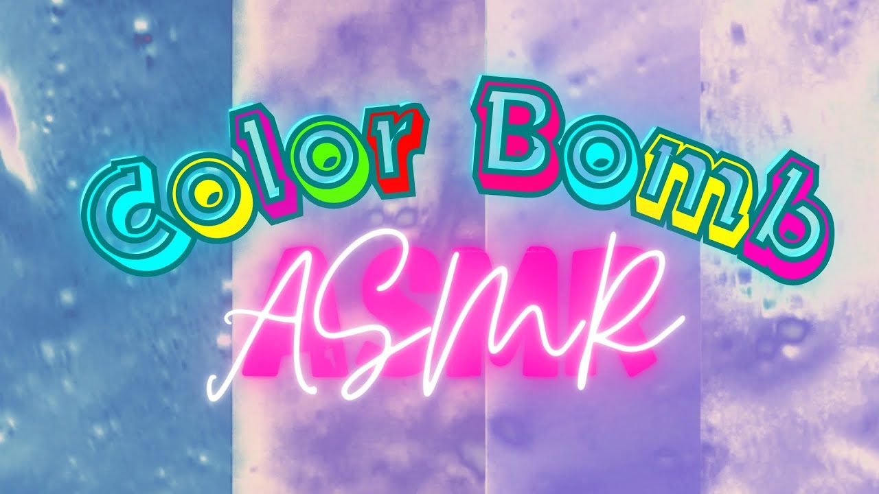 Color Bomb ASMR Wash For Instant Sleep #foryou #asmr #viral #sleep # ...