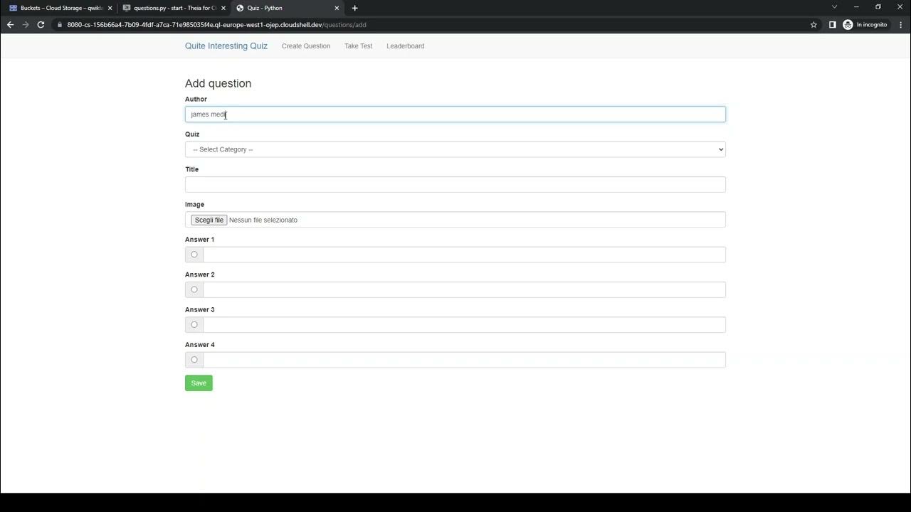 Google Cloud Platform: App Dev Storing Image and Video Files in Cloud Storage Python (Part 2 ...