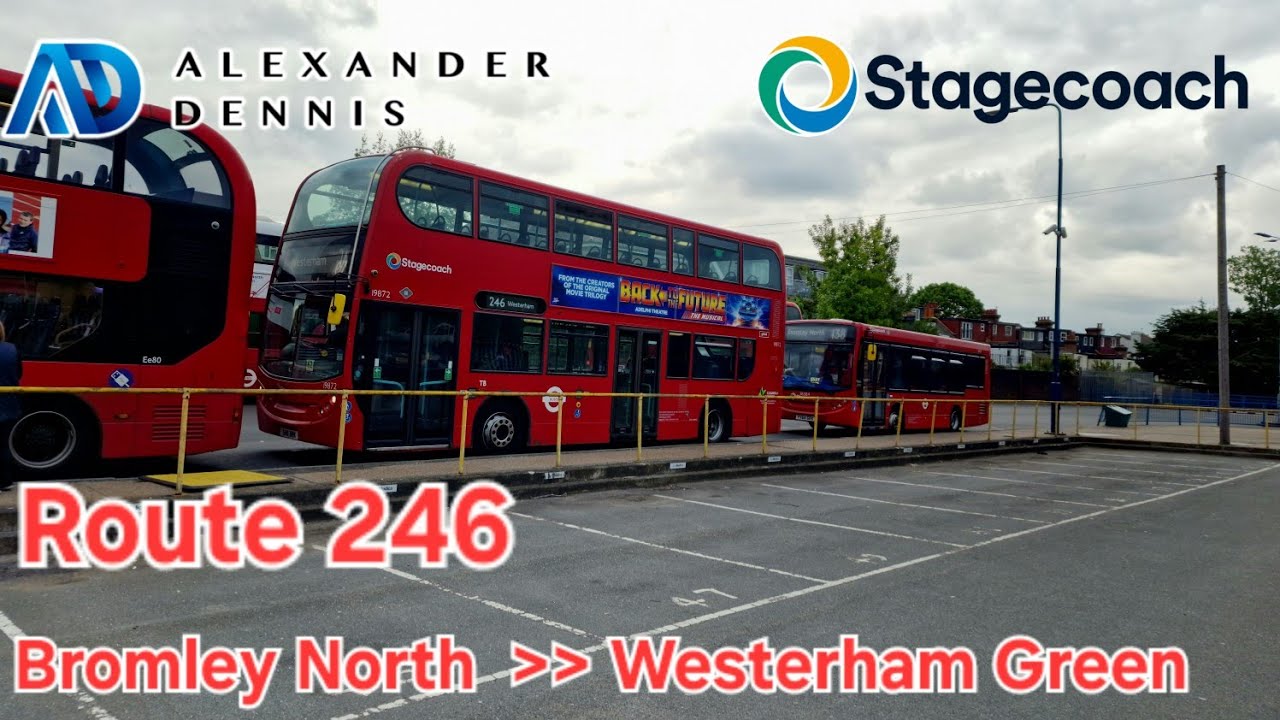 Top deck View Route 246 To Westerham - YouTube