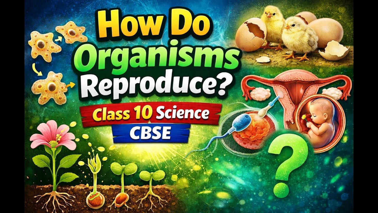 How do Organisms Reproduce l Lecture 4 | Class 10 | Science | CBSE ...