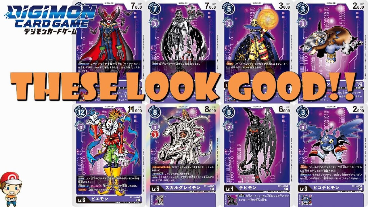 Purple Digimon from EX-01 Look GREAT! (All New Purple Digimon) (Special ...