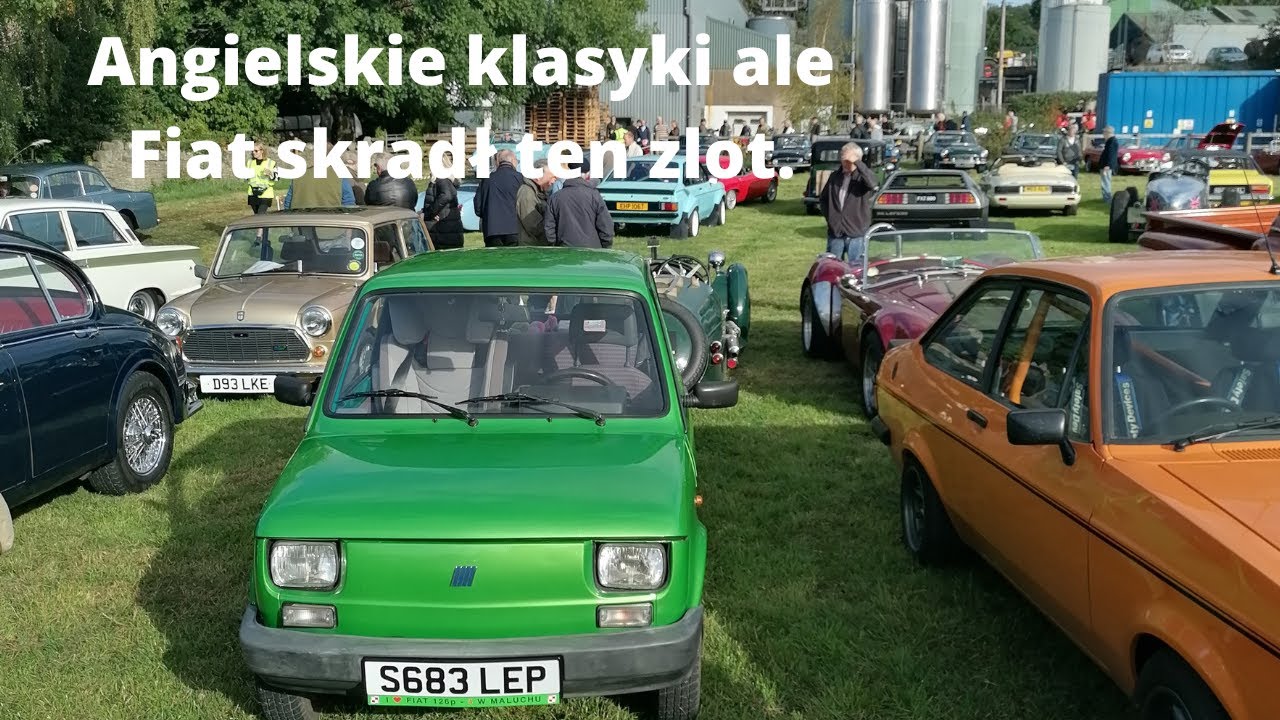 Zlot aut klasycznych w Bristolu. Fiat 126p jak zawsze, zrobił furorę ...