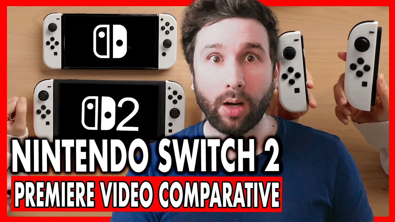 NINTENDO SWITCH 2 : PREMIERE VIDEO COMPARATIVE 😱 IMPRESSIONANT !! - YouTube