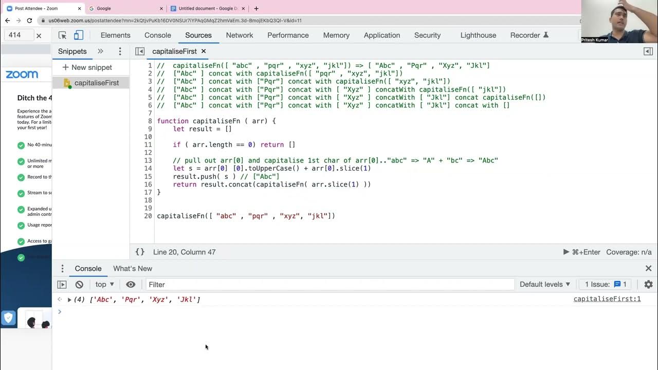 Reverse Sentence Words Map countDuplicate DSA Day11 S1 - YouTube