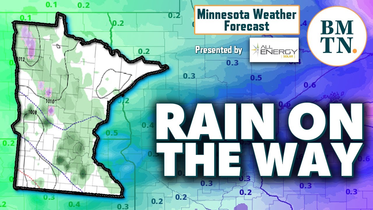 Minnesota weather: First of several rain chances on the way - YouTube
