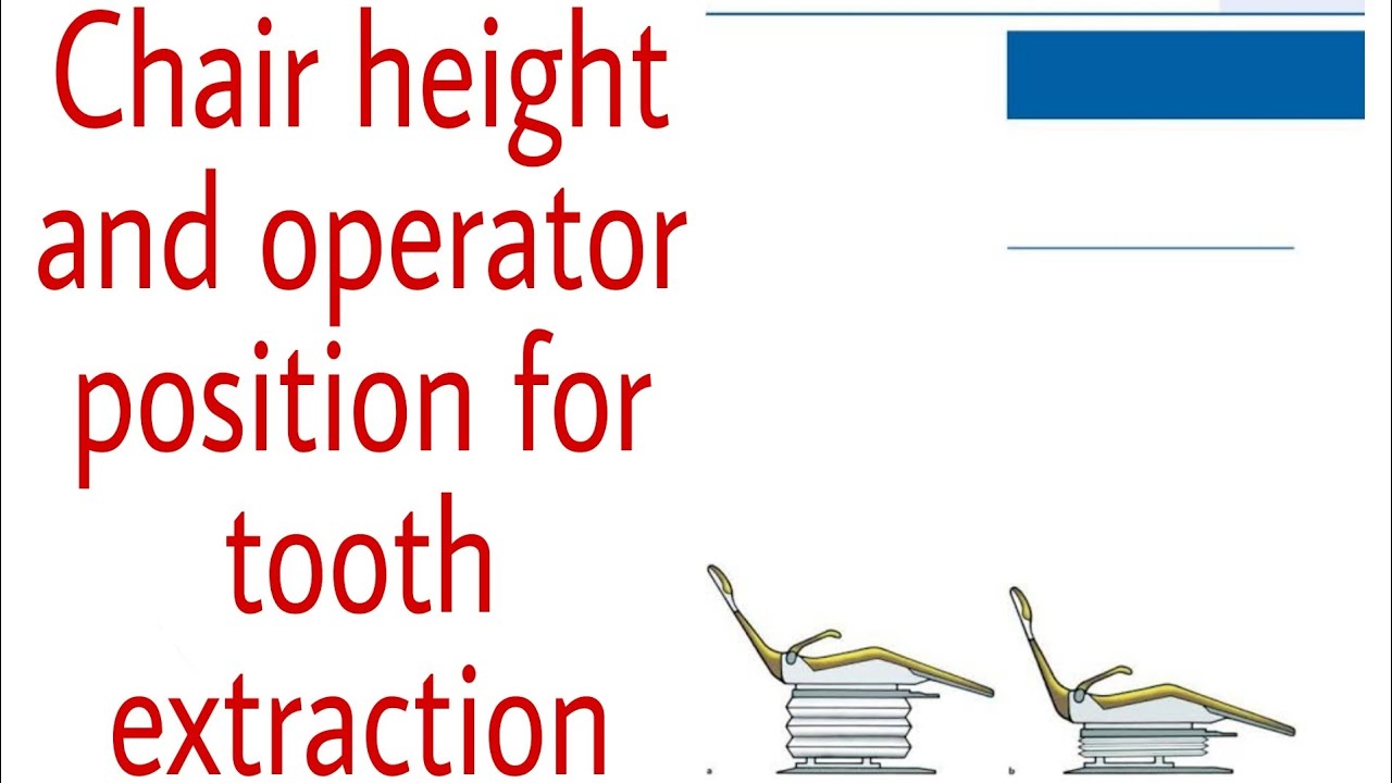 Chair height and operator position for tooth extraction. - YouTube