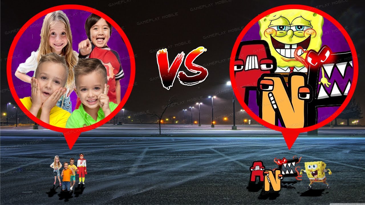 Drone Caught Ryan's World, Like Nastya & Vlad and Niki vs Spongebob ...
