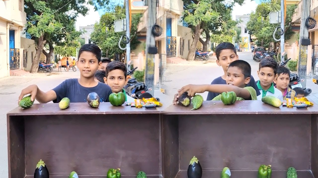 Vegetables Matching Challenge Game | AR Village Challenge - YouTube