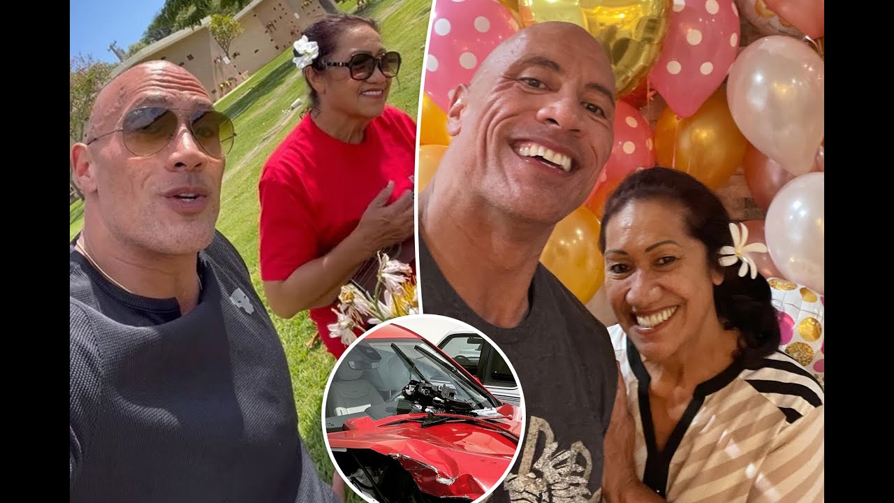 Dwayne ‘The Rock’ Johnson shows damage after ‘survivor’ mom’s scary car ...