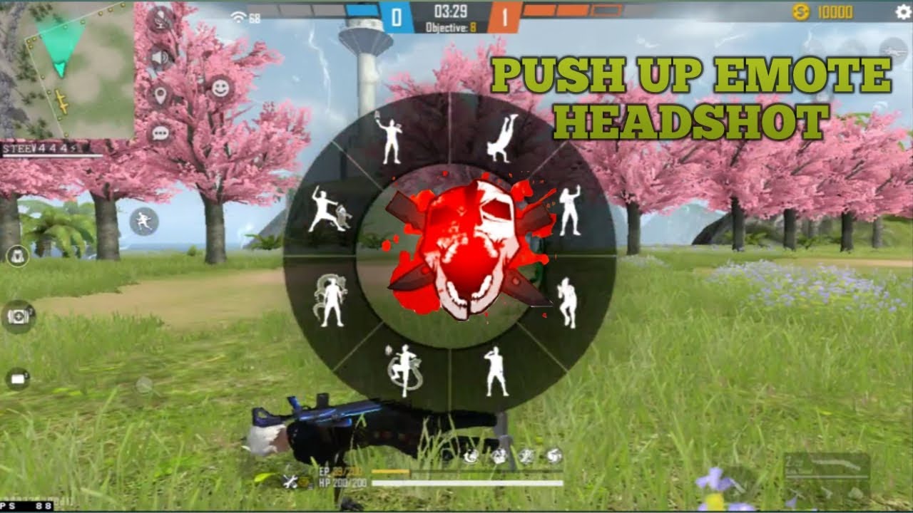 PUSH UP EMOTE + HEADSHOT =🔥 - YouTube