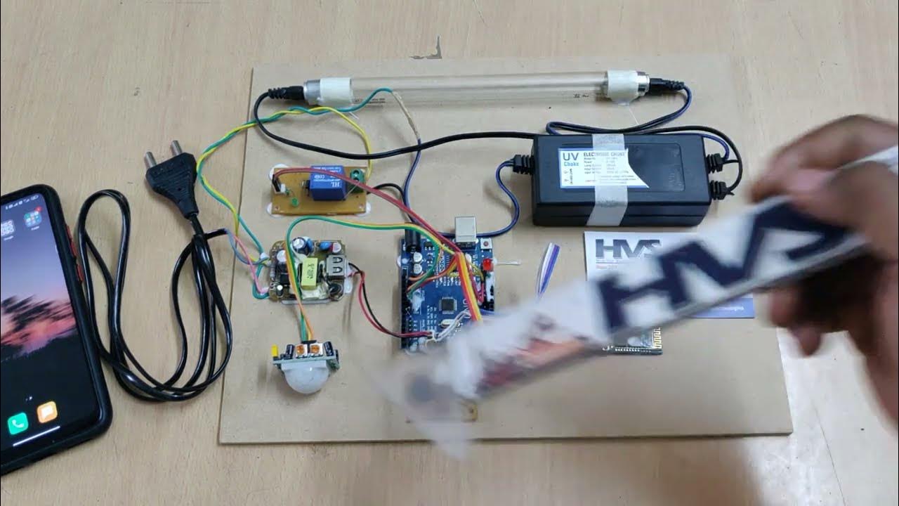 UV disinfection system using Arduino UNO with Bluetooth and PIR sensor ...