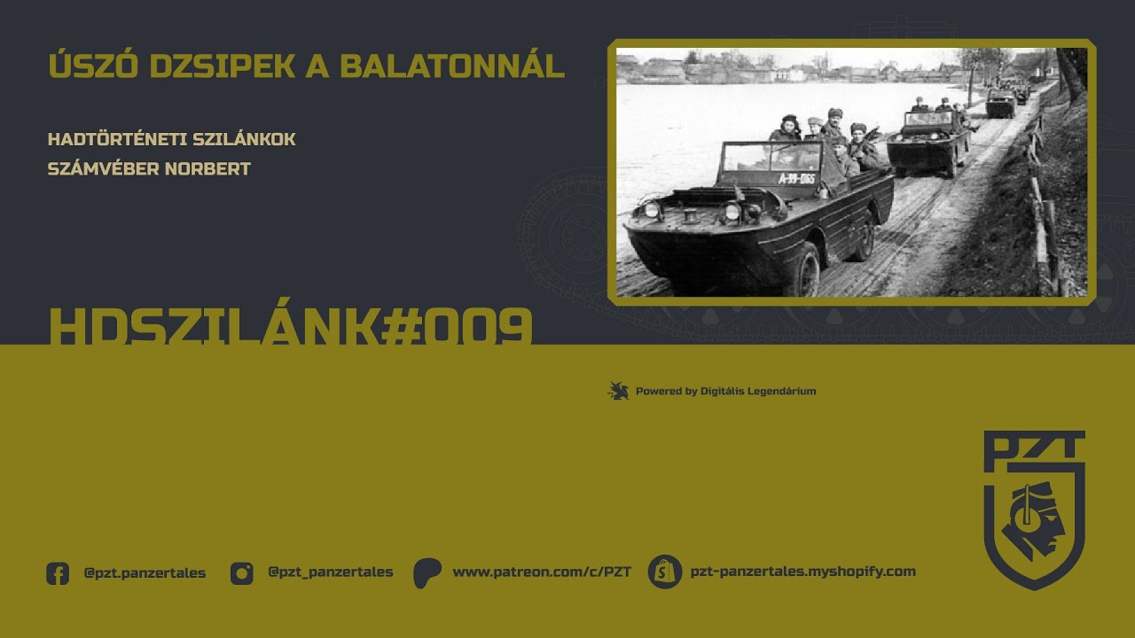 Hadtörténeti Szilánkok #009 - Úszó dzsipek a Balatonnál - YouTube