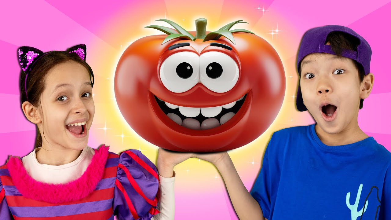 Tomato 🍅 Song for Kids - Kids Song and Nursery Rhymes #cartoon - YouTube