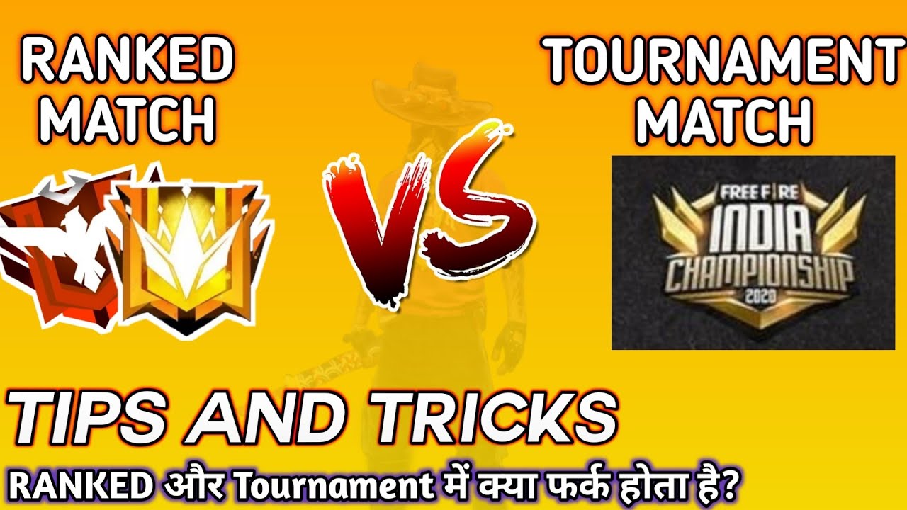 TOURNAMENT MATCH VS RANKED MATCH - TIPS AND TRICKS - #JONTYGAMING ...