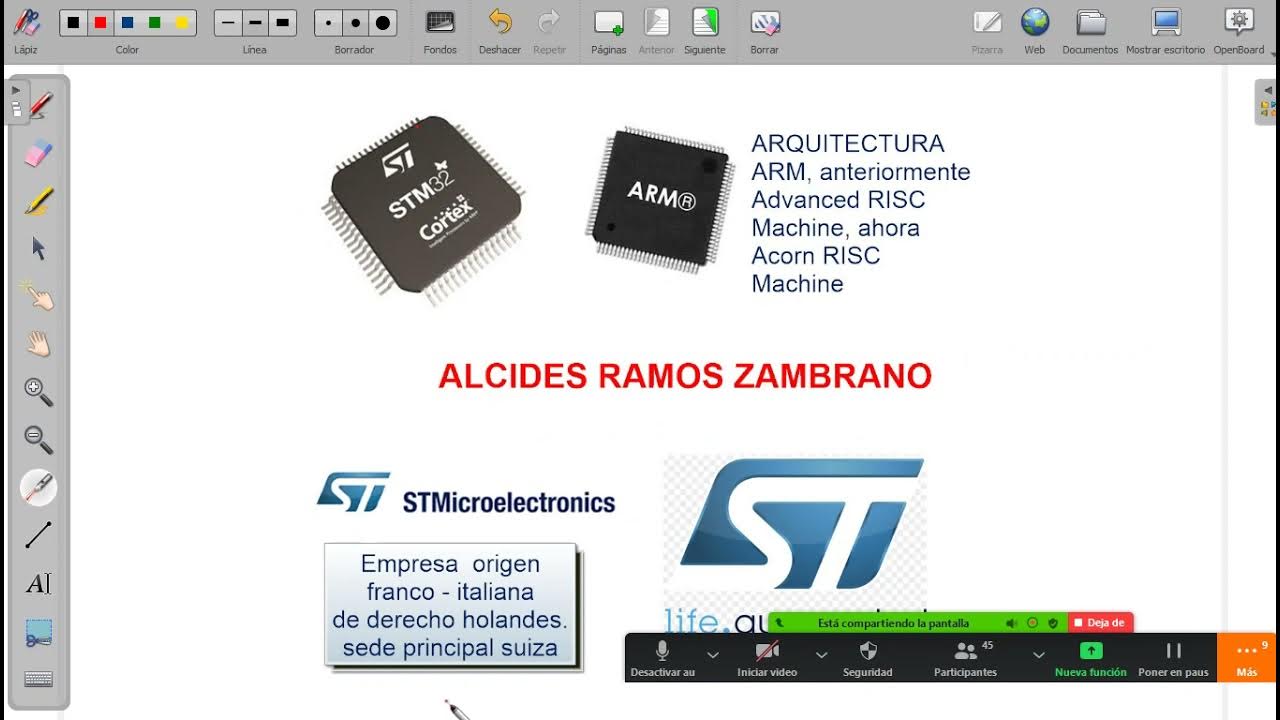 CHARLA DE MICROCONTROLADORES STM32, SIMULACIÓN Y PRÁTICA, INTRODUCCIÓN ...