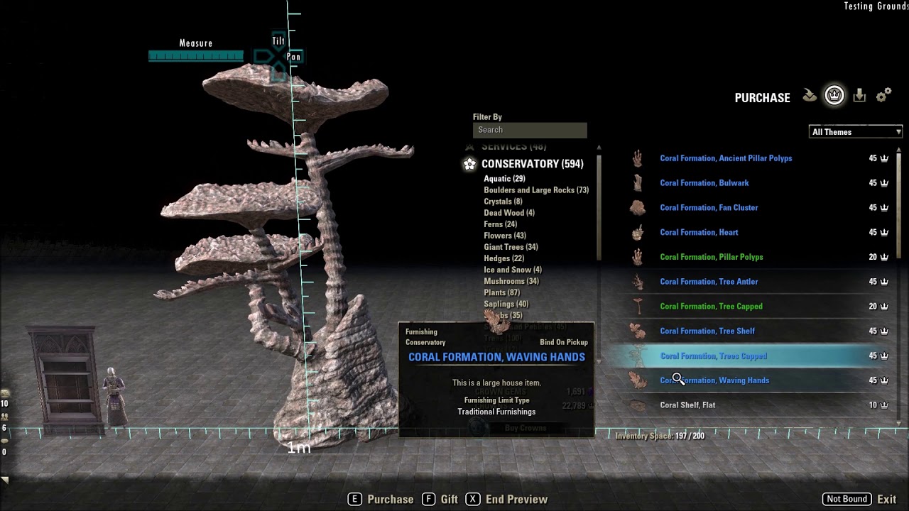 Compare Item Sizes with Essential Housing Tools for The Elder Scrolls ...