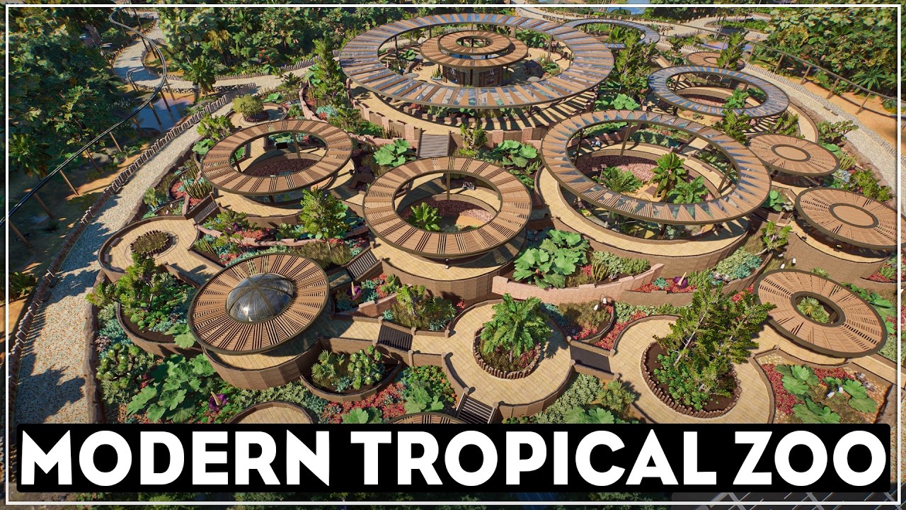 This Modern Tropical Zoo Design in Planet Zoo is a MUST-SEE! - YouTube