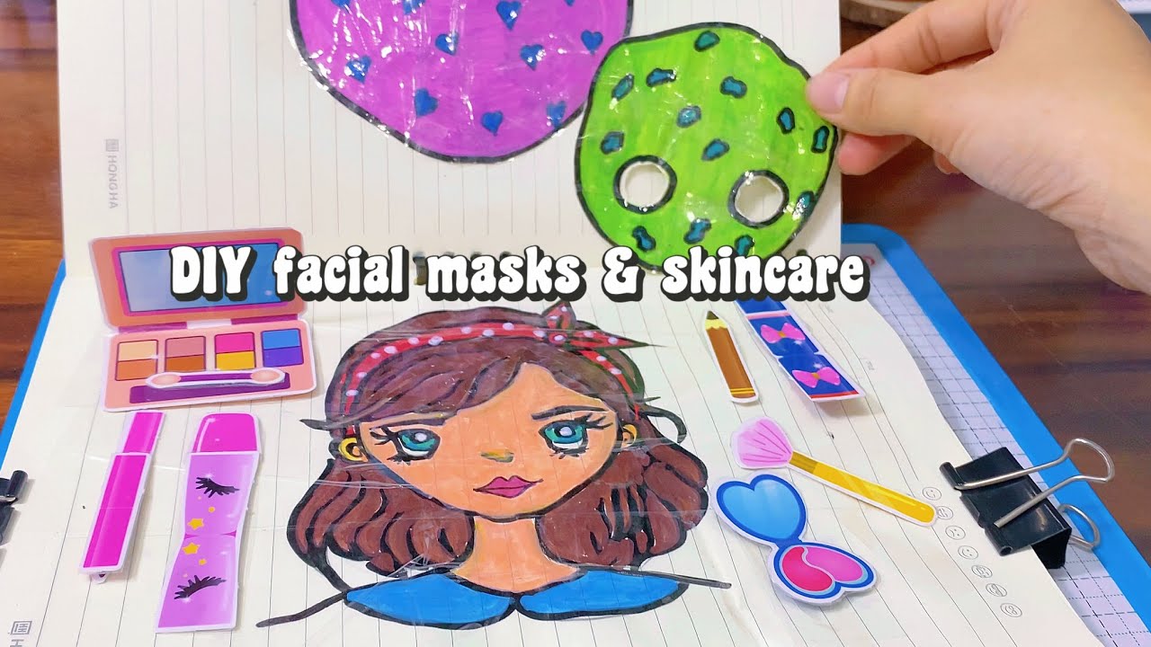 [💚PAPER DIY🩵] DIY facial masks & skincare- Dollpaper -Produced by ...
