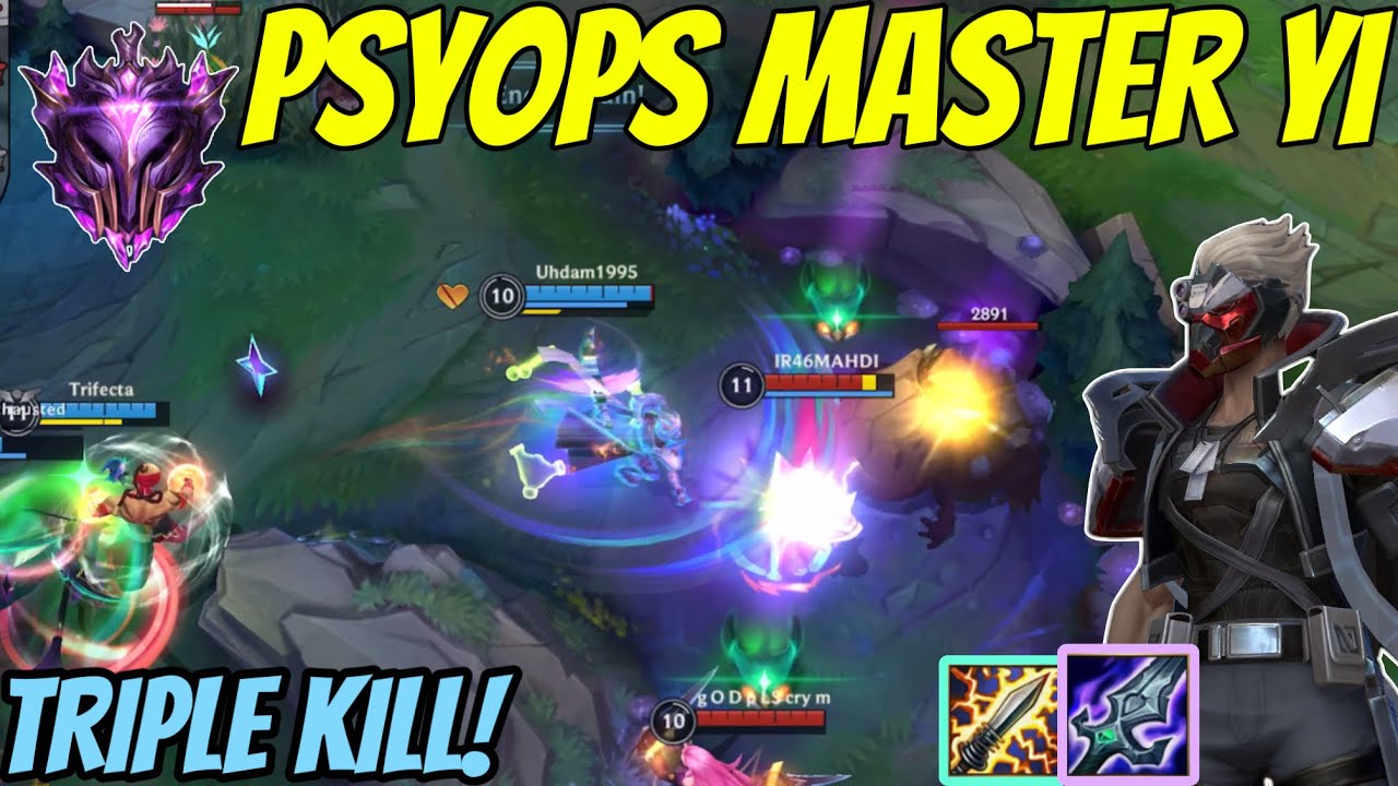 Psyops Master Yi New Skin - Triplekill - Master Level - Build & Runes ...