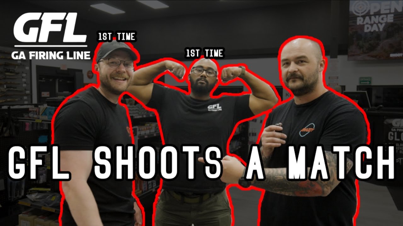 GFL Staff shoots our Hit Factor Match (2 first time shooters) - YouTube