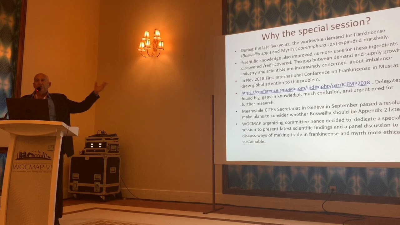 Denzil phillips - Global Frankincense Alliance - WOCMAP Cyprus - YouTube