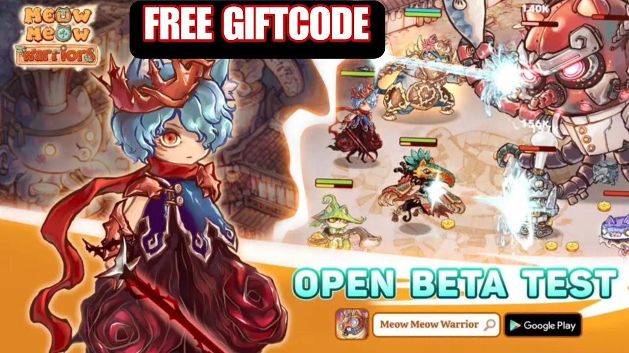 Meow Meow Warriors Gameplay & Free Giftcode - RPG Game Android - YouTube