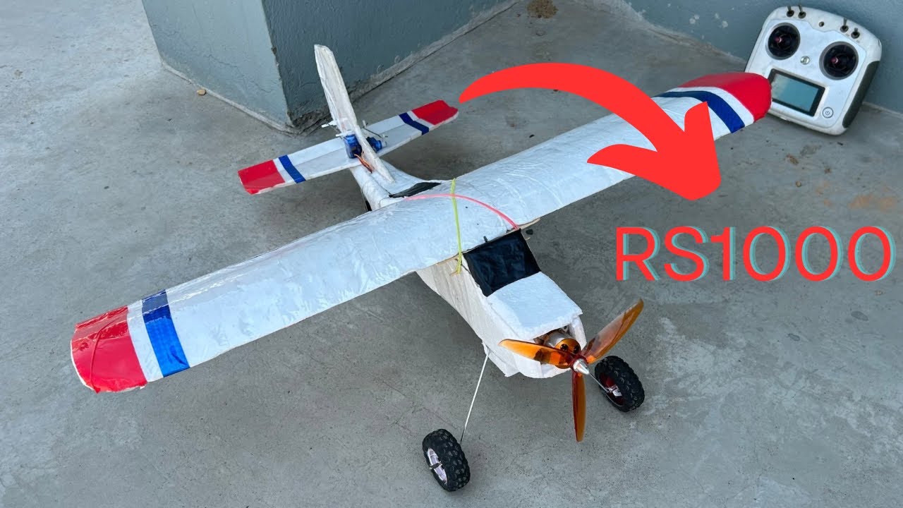 Rc plane build at home @ScienceProjectHacker part1 - YouTube